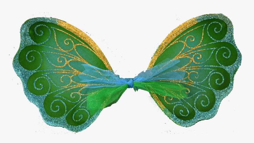 Fairy Finery Magic Fairy Half Wings Emerald/blue And - Butterfly, HD ...