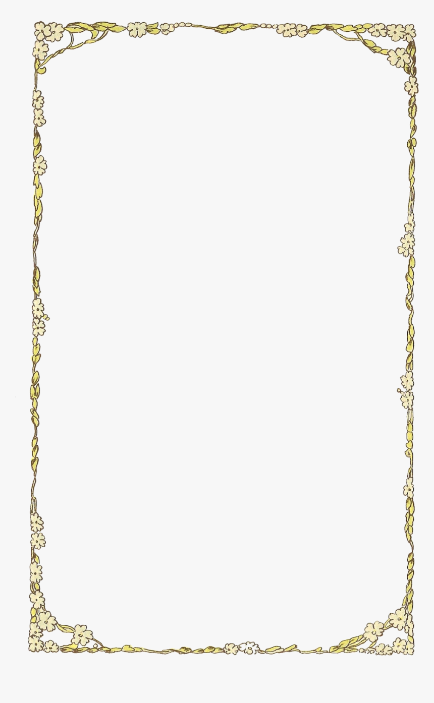 Satin, Old Paper - Pretty Frame, HD Png Download , Transparent Png ...