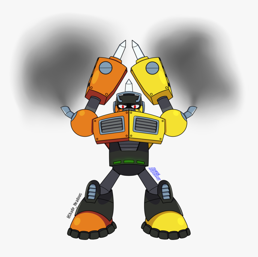 Impact Man - Impact Man Mega Man 11, HD Png Download , Transparent Png ...