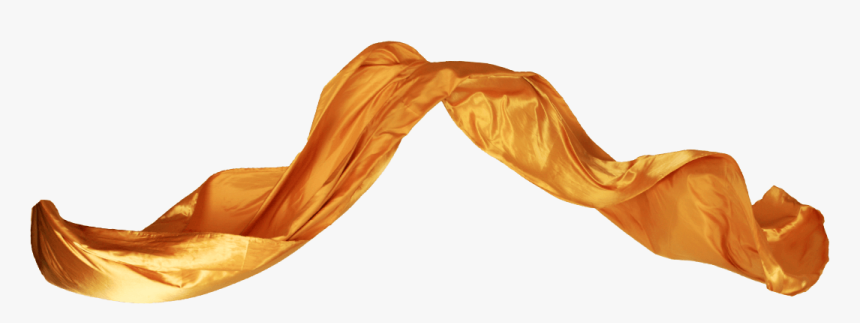 Gold Scarf Png - Silk Scarf In Wind, Transparent Png , Transparent Png ...
