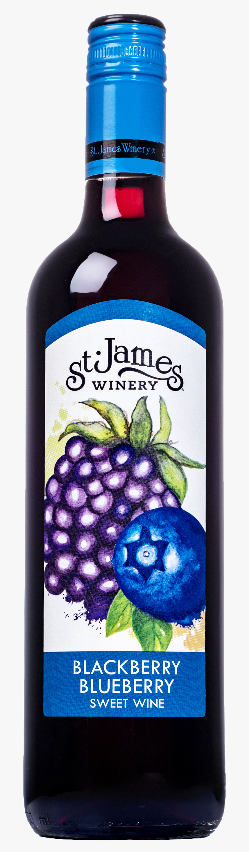 St James Winery Blackberry Blueberry, HD Png Download , Transparent Png ...