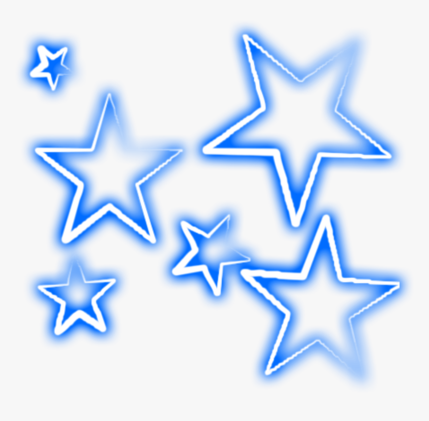 Transparent Glowing Star Clipart - Blue Transparent Background Stars Clipart, HD Png Download ...