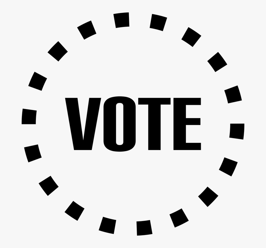 Vote, Icon, Voting, Flat, Text, Dots, Circle, Democracy - Haters ...