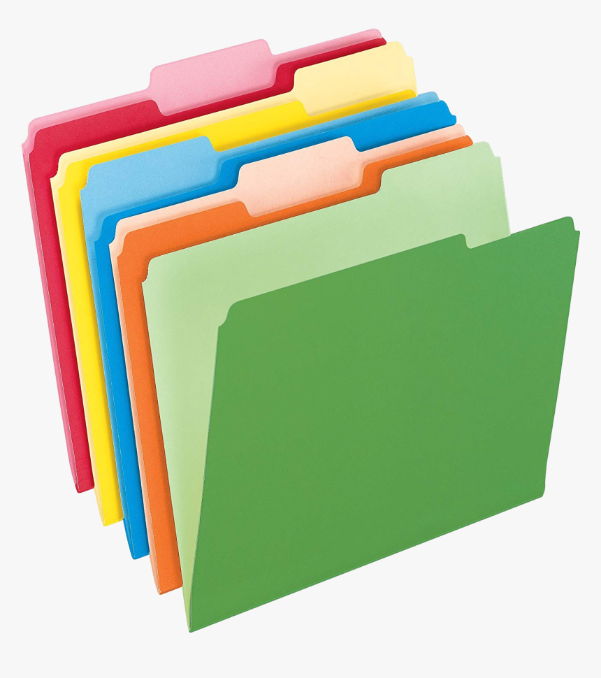 Colored File Folders, HD Png Download , Transparent Png Image - PNGitem