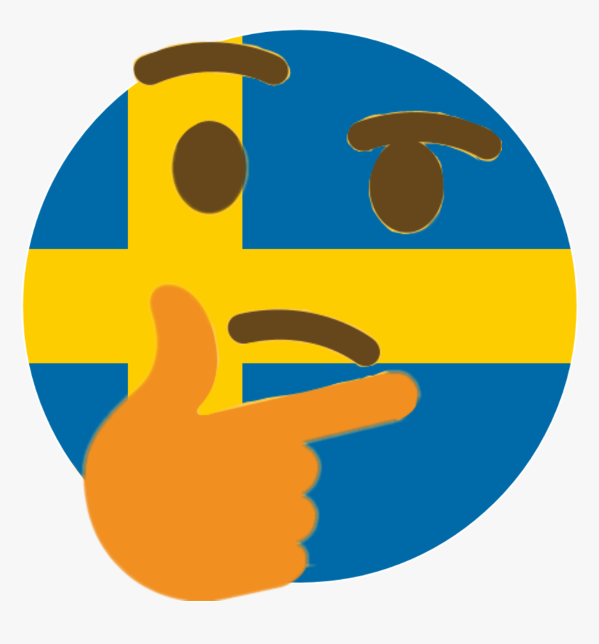 Thinkse - Thinking Emoji Discord, HD Png Download , Transparent Png ...