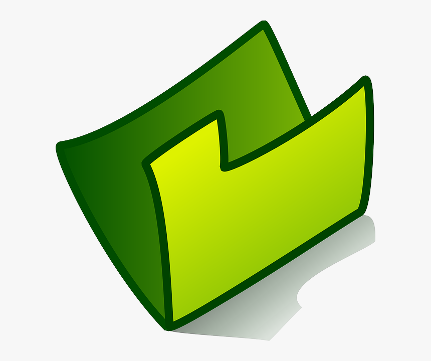 Green Folder Empty Image Icon Png - Personal Clipart, Transparent Png ...