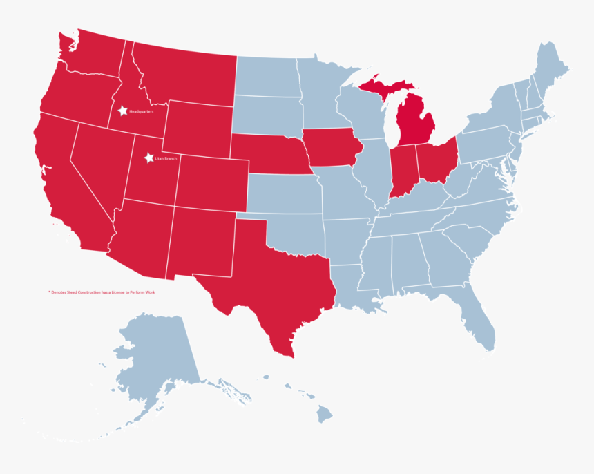 Transparent Usa Map Png - Cwa Districts, Png Download , Transparent Png ...