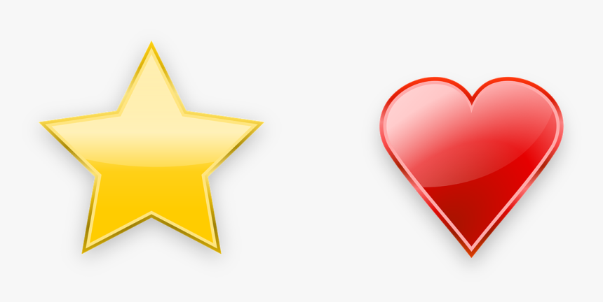 Star, Heart, Vector, Icon, Glossy, Love, Favorite - Glossy Star Icon ...
