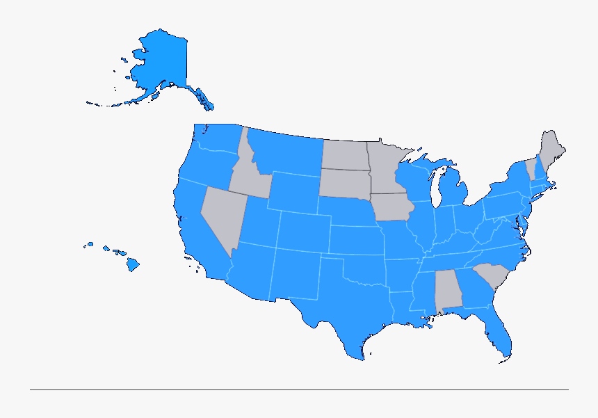 Usa Map, HD Png Download , Transparent Png Image - PNGitem