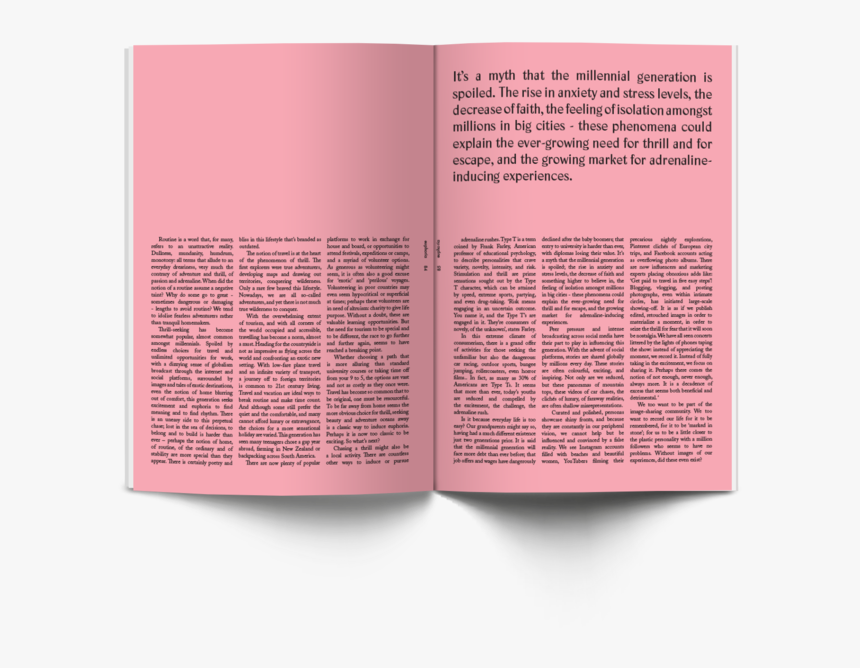 Pink Spread 7 - Brochure, HD Png Download , Transparent Png Image - PNGitem