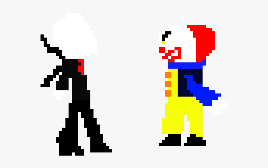 Slender Man Pixel Art