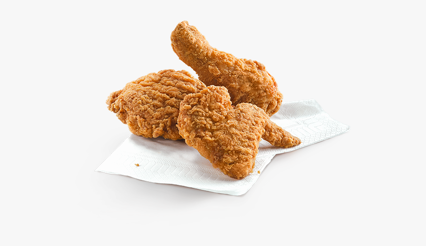 3pcs Fried Chickens - 3 Pcs Fried Chicken, HD Png Download ...