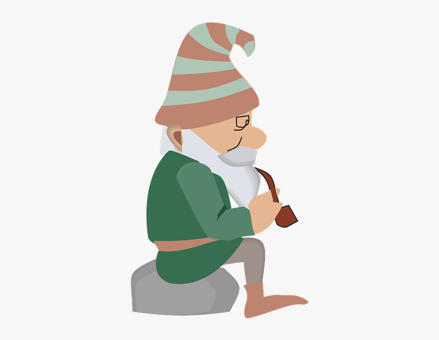 Christmas, Elf, Cute, Hat, Beard, Sitting, Smoking - Elf Smoking, HD ...