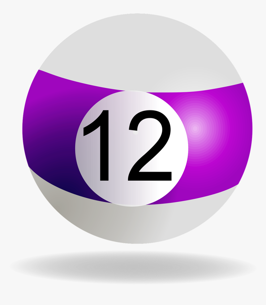 12 Pool Ball Png, Transparent Png , Transparent Png Image - PNGitem