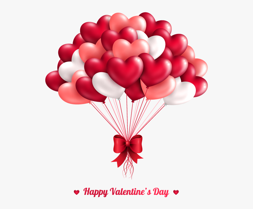 Heart Balloon Valentines Greeting Cartoon Vector Day - Heart Shape ...