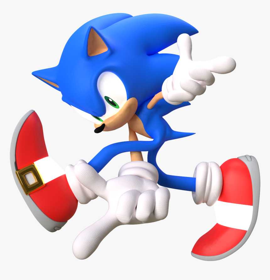 Sonic Adventure Pose - Cartoon, HD Png Download , Transparent Png Image ...