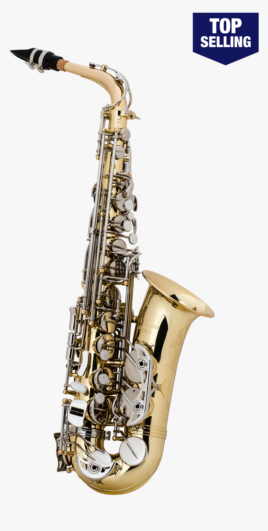 Transparent Alto Saxophone Clipart - Conn Selmer Student Alto Saxophone ...