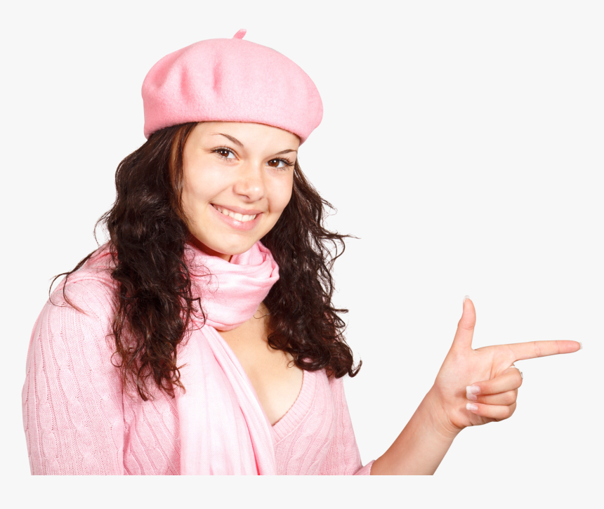 Girl Pointing Finger Png, Transparent Png , Transparent Png Image - PNGitem