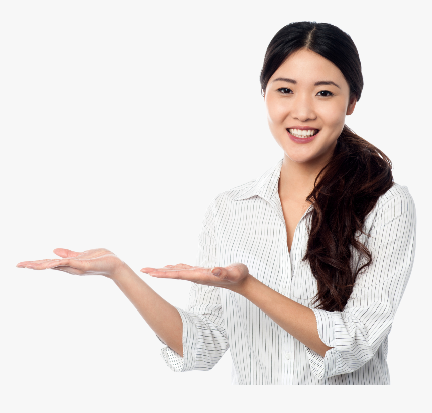 Women Pointing Left Png Image, Transparent Png , Transparent Png Image ...