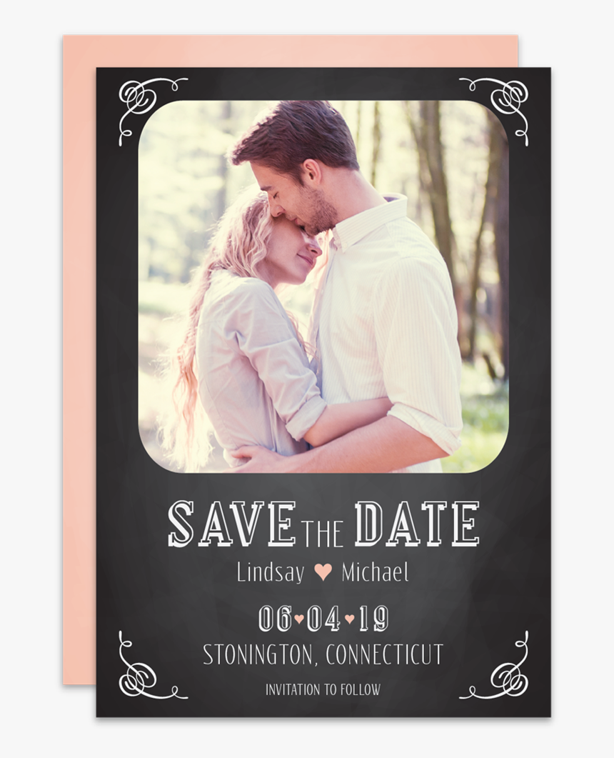 Save The Date - Picture Frame, HD Png Download , Transparent Png Image ...