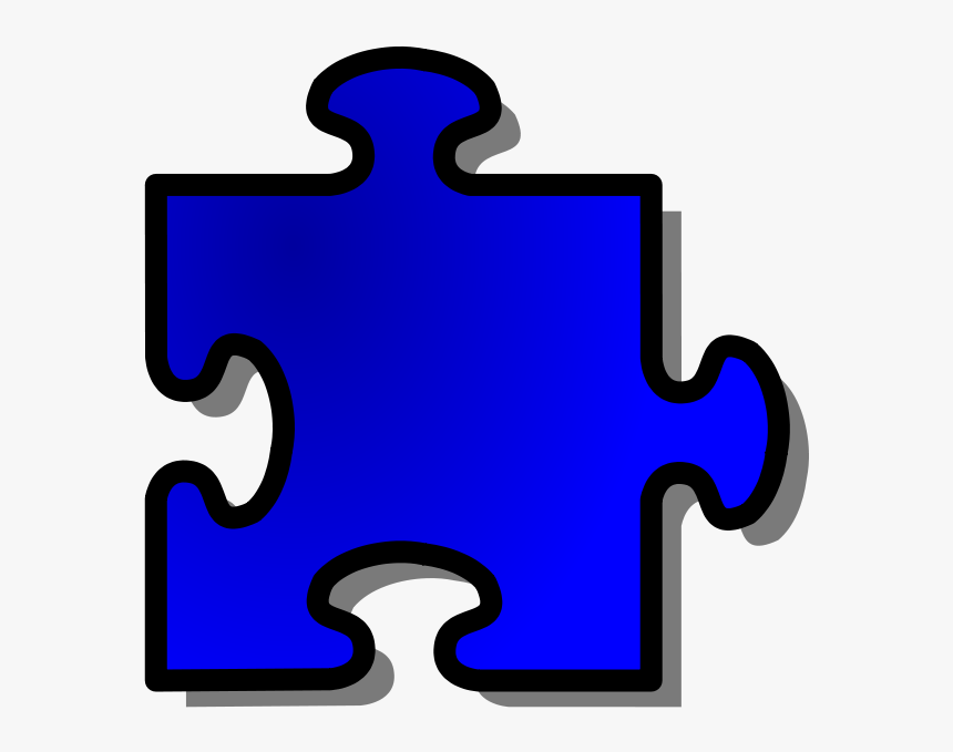 Free Vector Jigsaw Blue Puzzle Clip Art - Puzzle Piece Clipart Png ...
