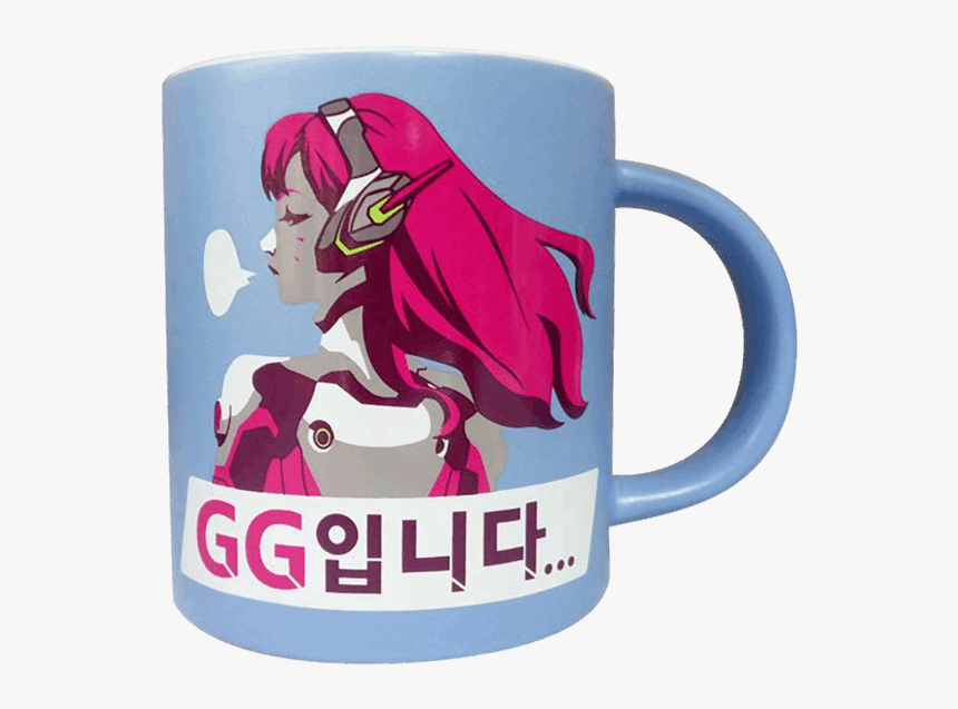 Overwatch D Va Gg Spray, HD Png Download , Transparent Png Image - PNGitem