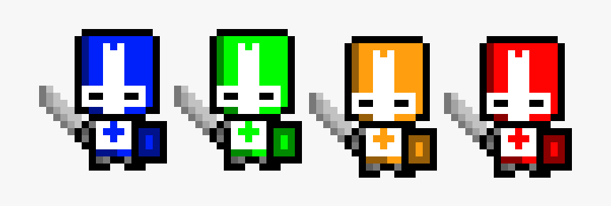 Castle Crashers Pixel Art, HD Png Download , Transparent Png Image ...