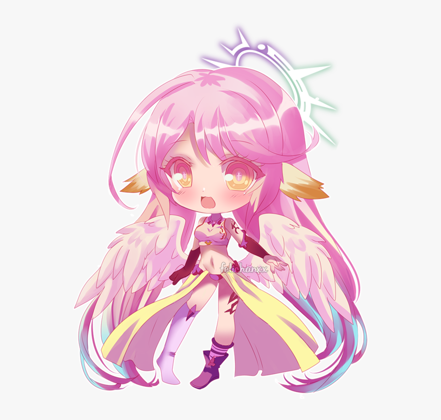 Cute No Game No Life Jibril, HD Png Download , Transparent Png Image ...