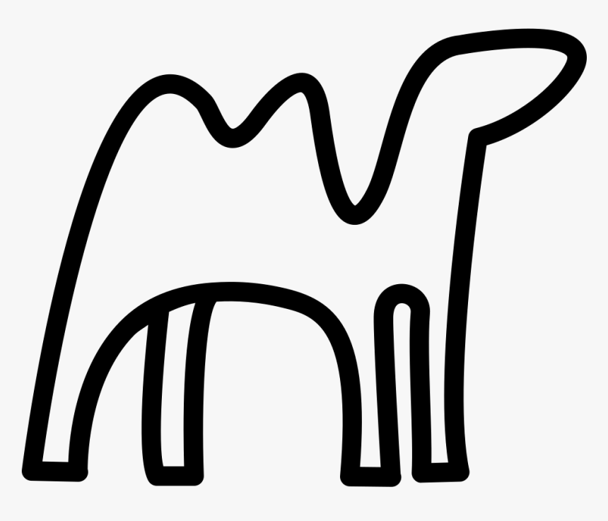 Camel Outline - Png Silueta Camello, Transparent Png , Transparent Png ...