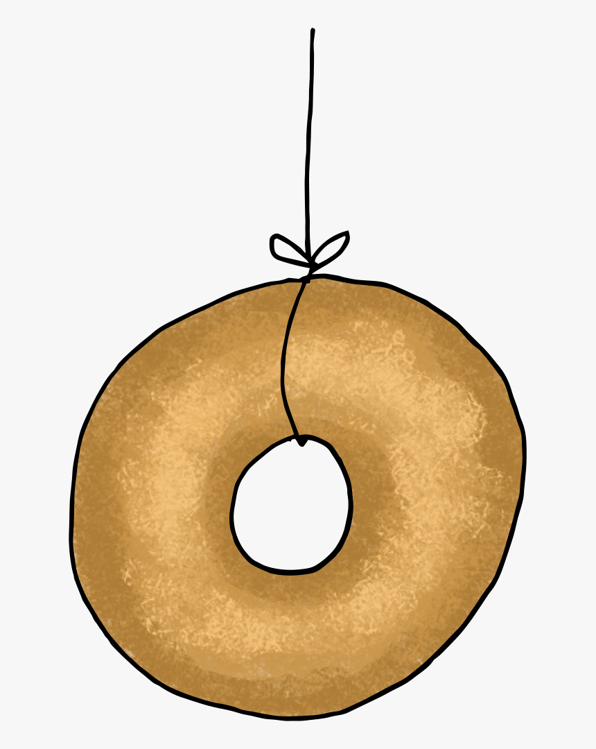 Donut On A String Clipart, HD Png Download , Transparent Png Image ...