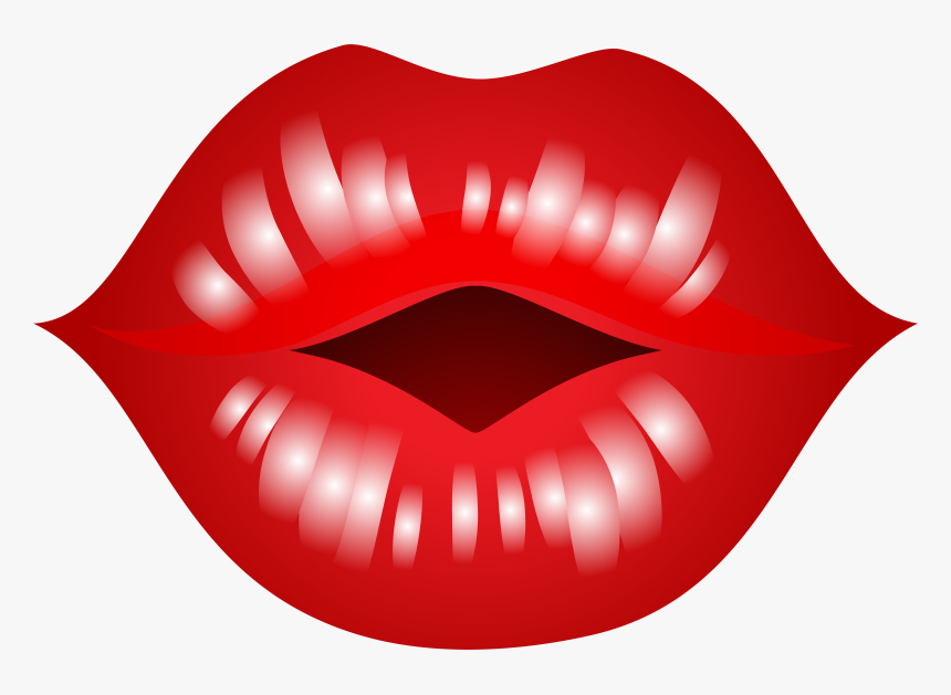 Mouth Clipart Lip Shape - Transparent Background Kissy Lips, HD Png ...