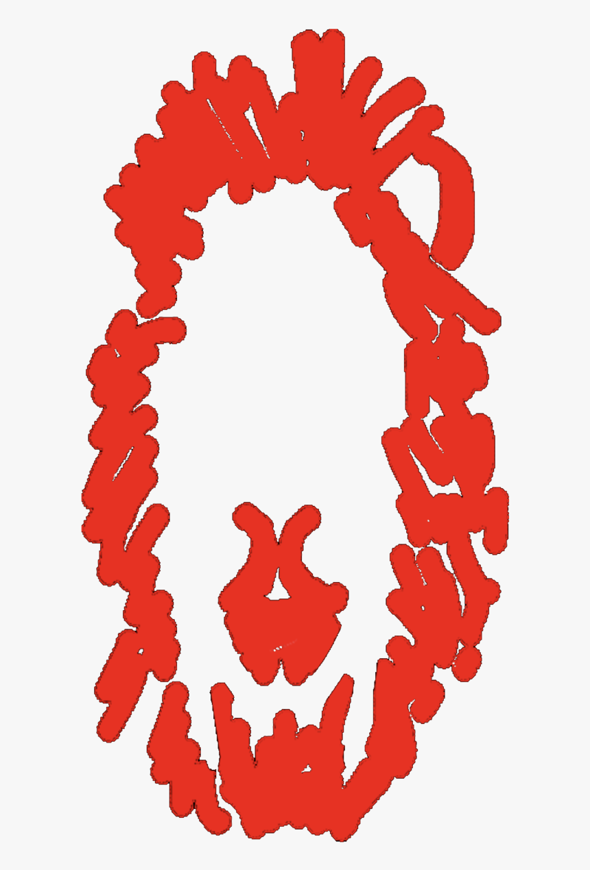 Best Red King Lion Outline - Circle, HD Png Download , Transparent Png ...