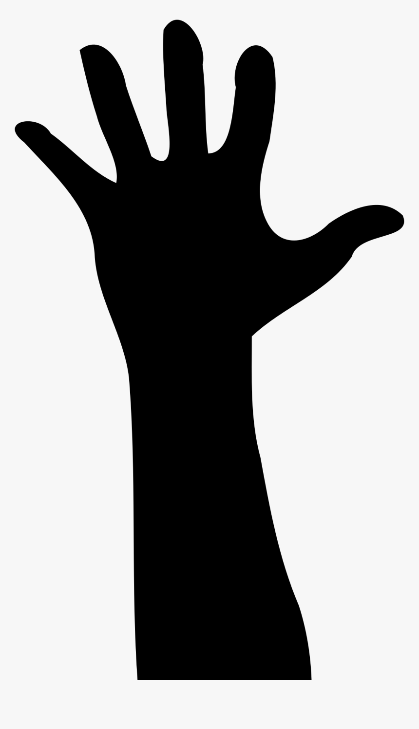 Raised Hand Silhouette