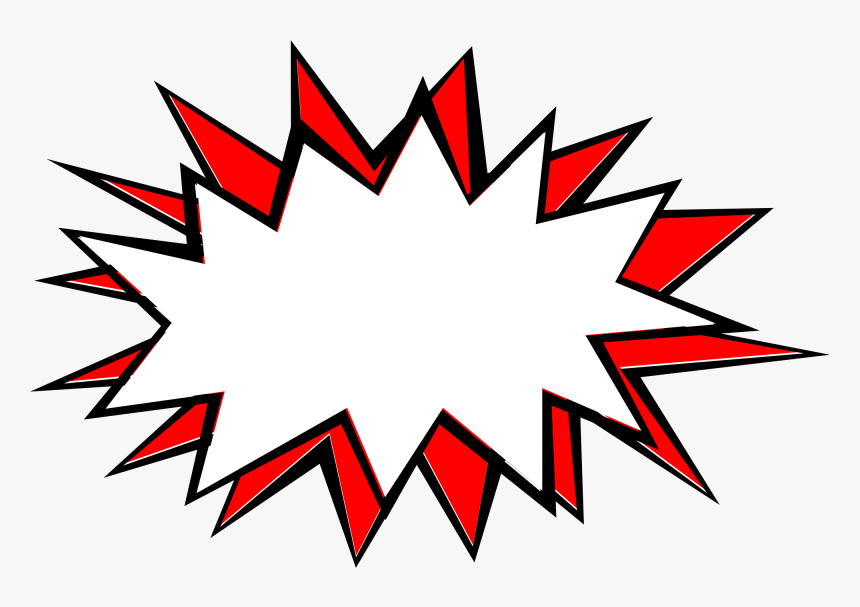 Comic Book Explosion Bubble, HD Png Download , Transparent Png Image ...