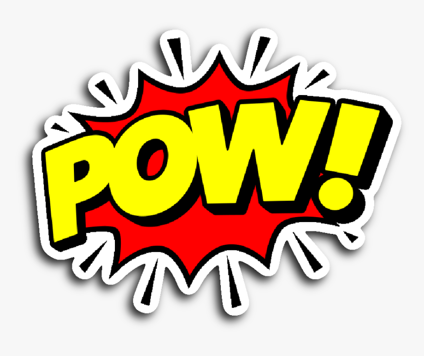 Comic Book Pow Transparent, HD Png Download , Transparent Png Image ...