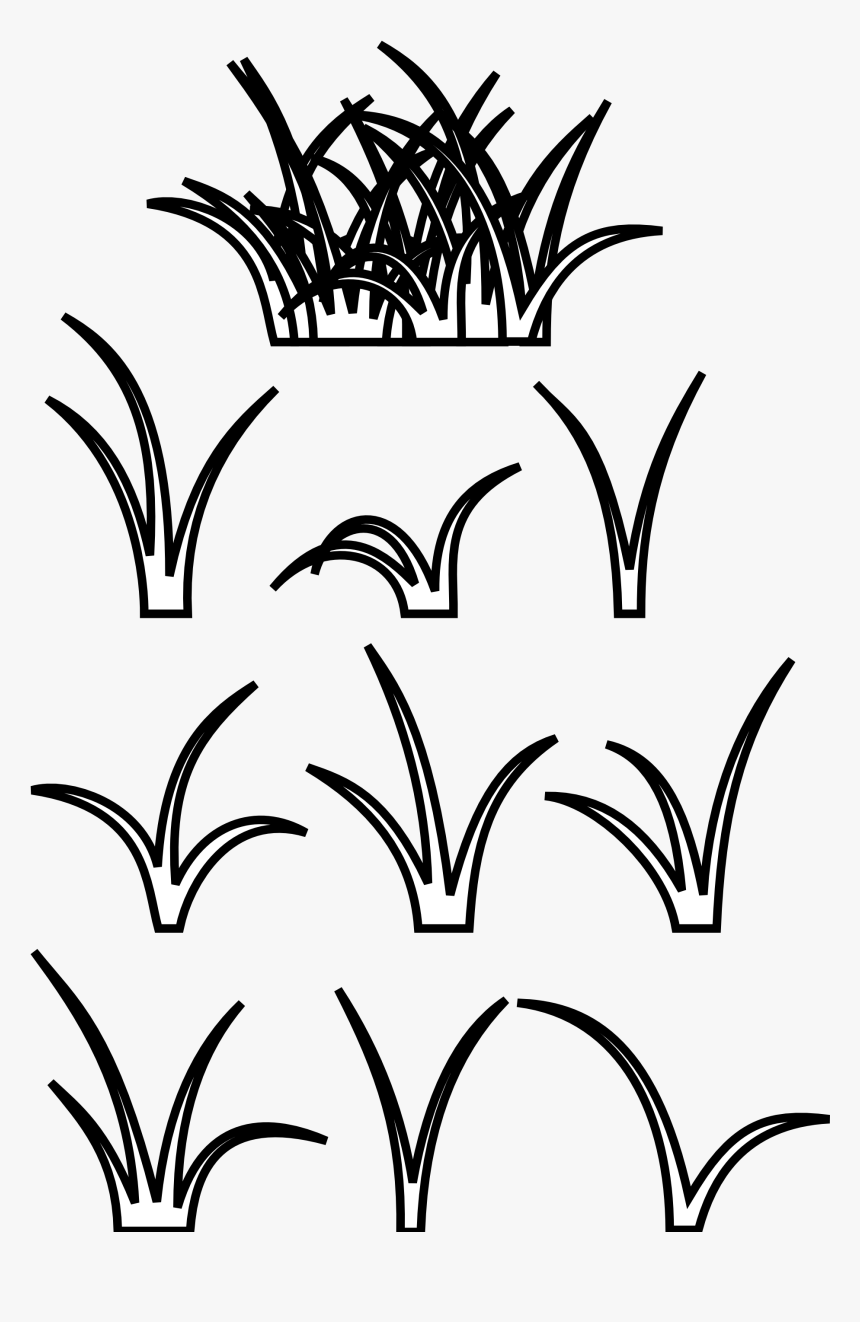 Line Drawing At Getdrawings - Patches Of Grass Drawing, HD Png Download ...