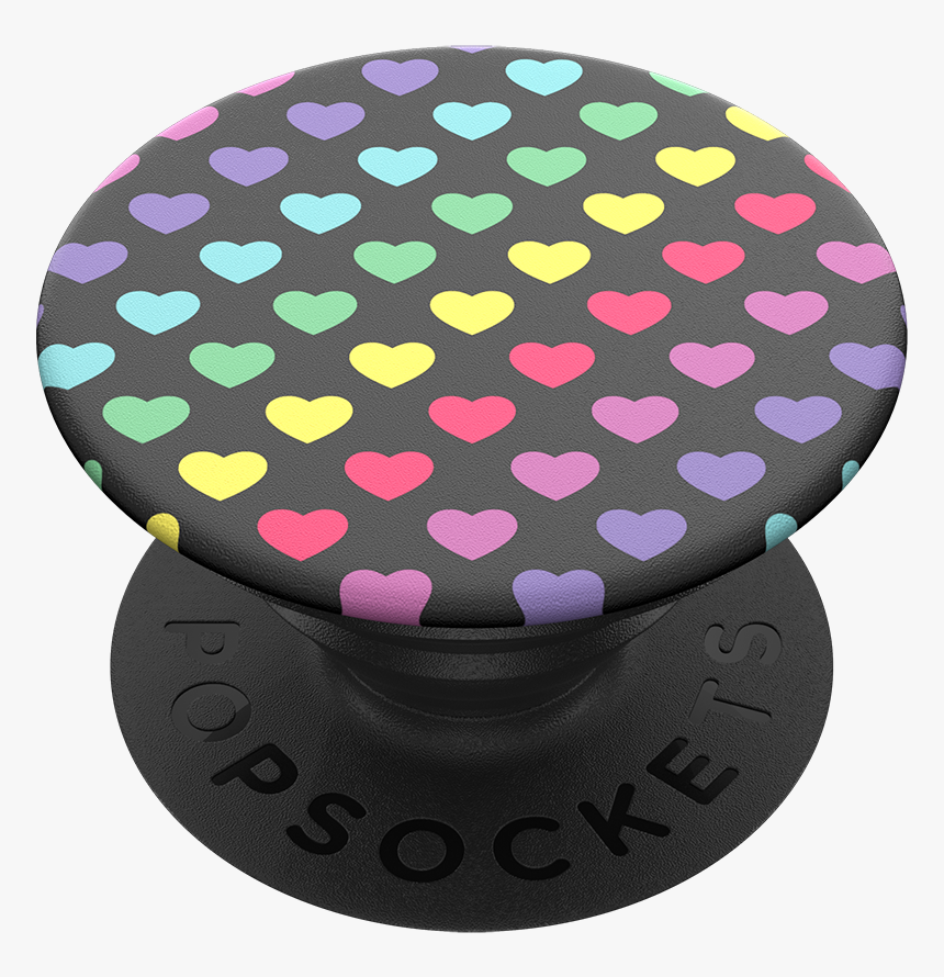 Rainbow Heart Popsocket, HD Png Download , Transparent Png Image - PNGitem
