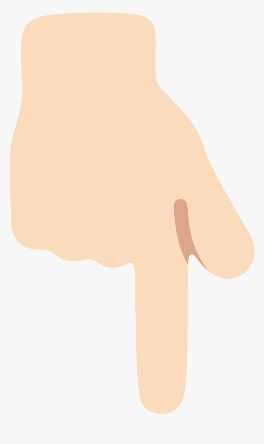 Finger Pointing Down Emoji Png, Transparent Png , Transparent Png Image - PNGitem
