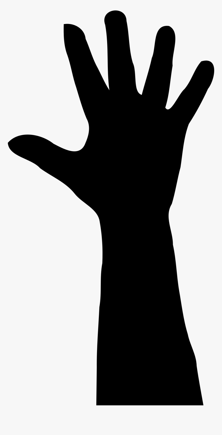 Clip Art Raised Hand Clipart - Raised Hand Clipart, HD Png Download ...