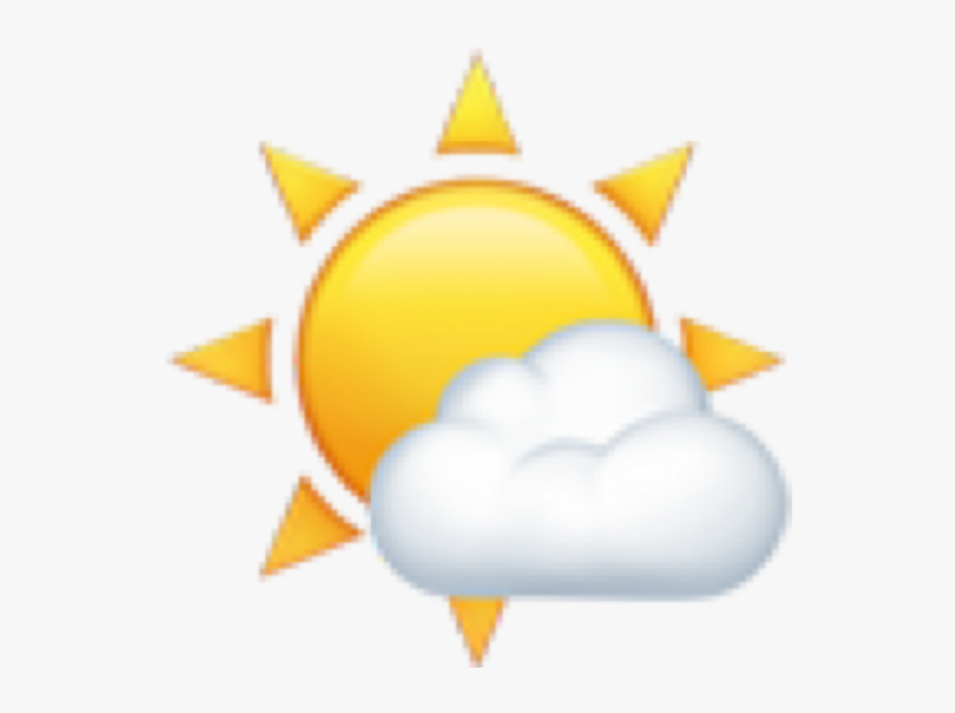 Emojis Emoji Sun Clouds Overlay Overlays Tumblr Aesthet - Sun Emoji ...