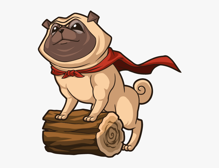 Bb Pl Brave Pug-01 - Pug, HD Png Download , Transparent Png Image - PNGitem