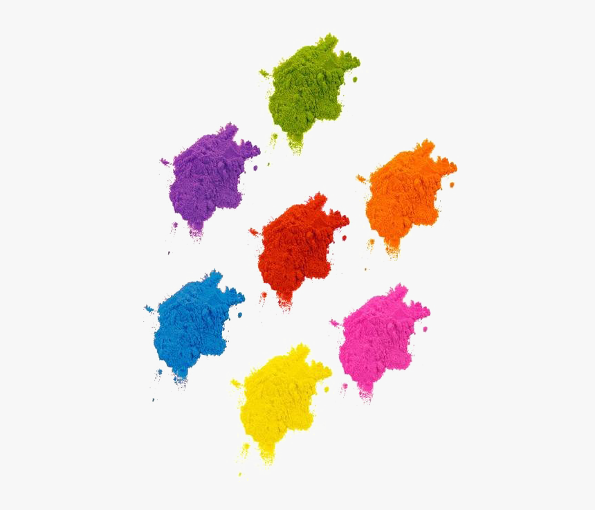 Holi Color Png Hd - Holi Colors Powder, Transparent Png , Transparent ...