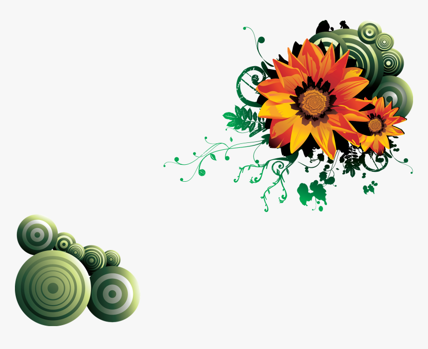 Flower Vector Graphics Psd