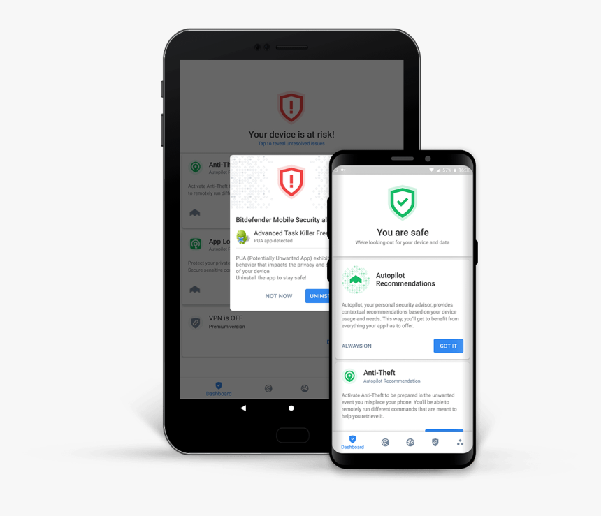 Mobile Device Png - Bitdefender App, Transparent Png , Transparent Png ...