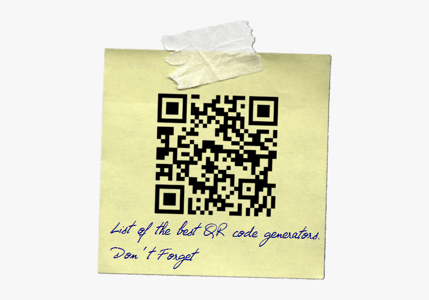 Qr Code Notes, HD Png Download , Transparent Png Image - PNGitem