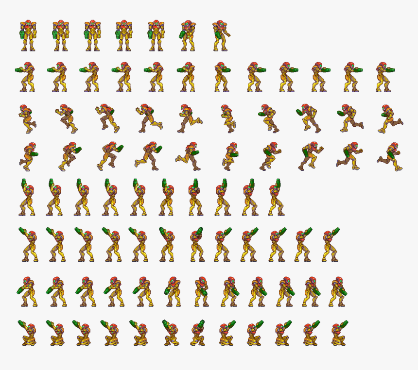 Samus Sprites