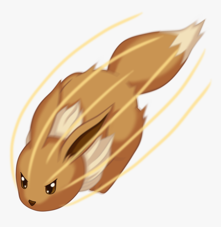 Transparent Eevee Png - Eevee Quick Attack, Png Download , Transparent ...