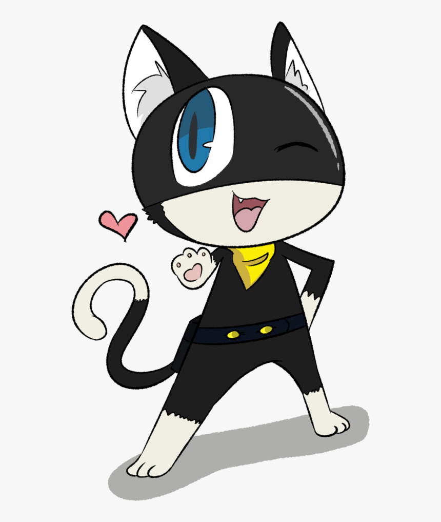810 X 986 - Persona 5 Morgana Cute, HD Png Download , Transparent Png ...