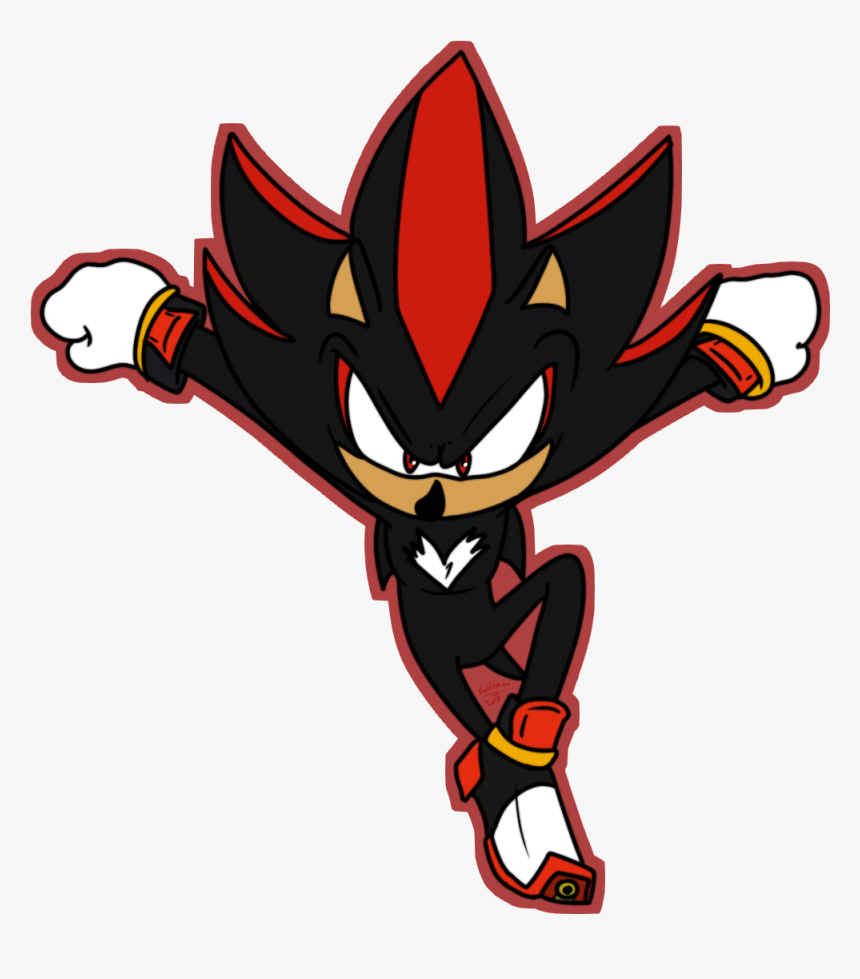 Shadow The Hedgehog Clipart , Png Download - Cartoon, Transparent Png ...