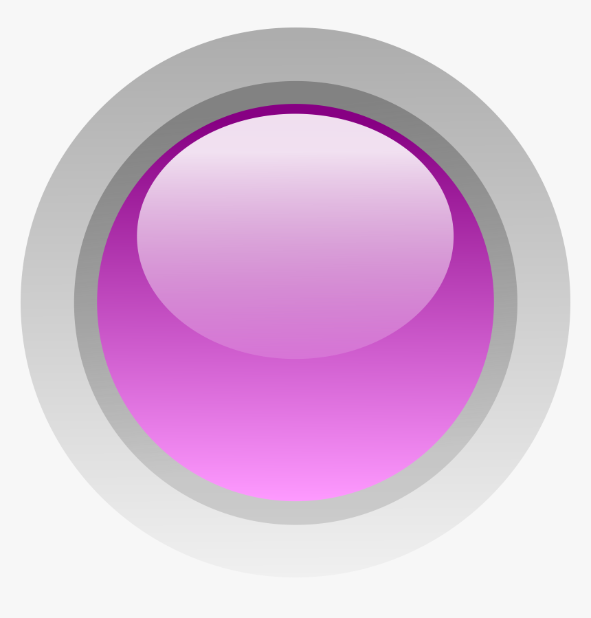 Led Circle Purple Clip Arts - Purple Button, HD Png Download ...